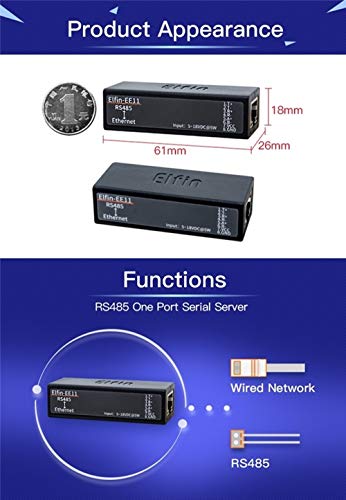 Fh Hf Serial Port Rs485 To Ethernet Device Server Module Support Elfin Ee11 Tcpip Telnet Modbus